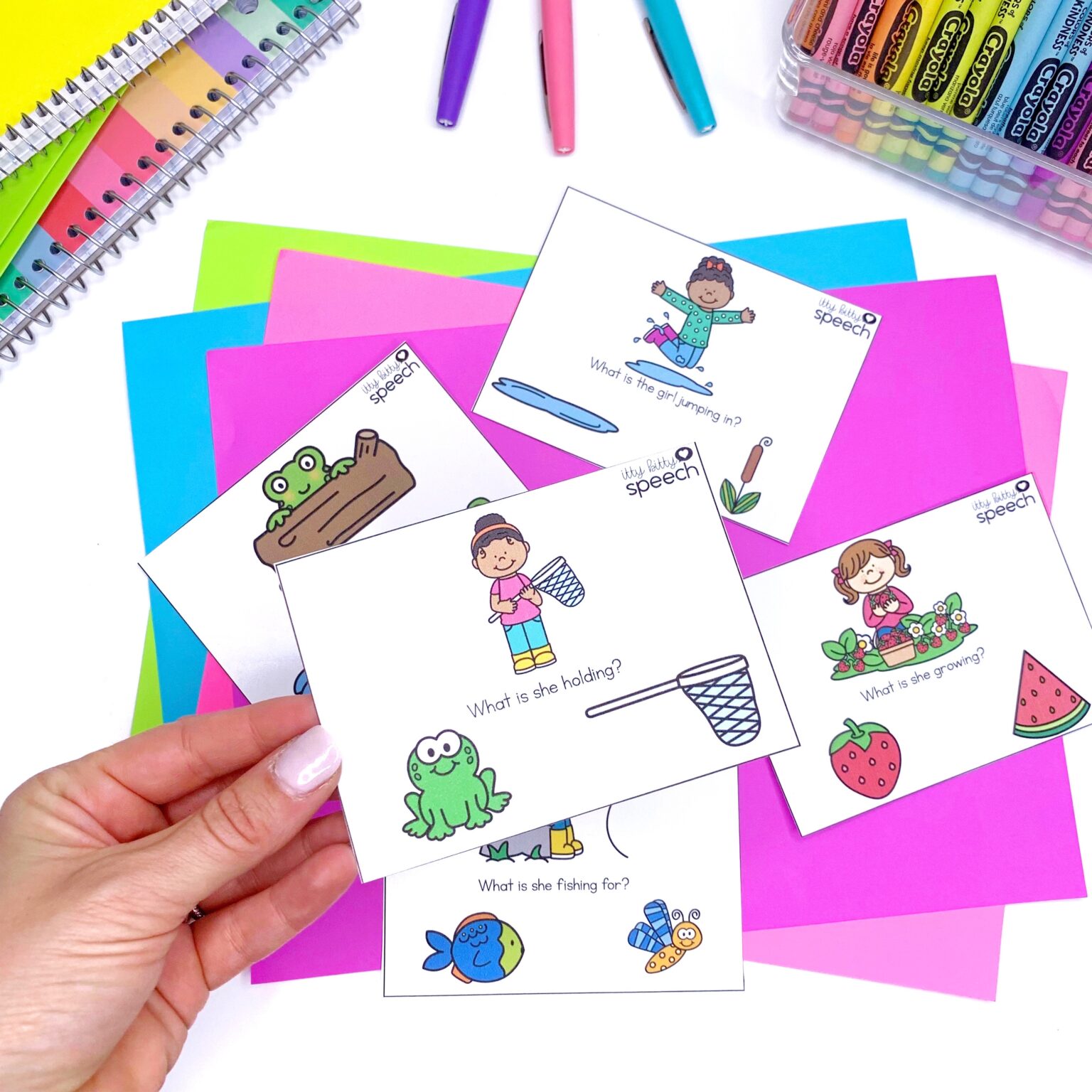 Spring Interactive Language Unit for Speech Therapy (+BOOM Cards ...