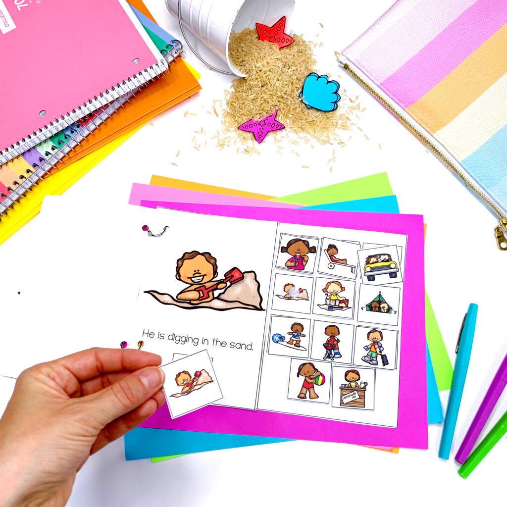 Summer Interactive Speech and Language Activities Unit Speech Therapy ...