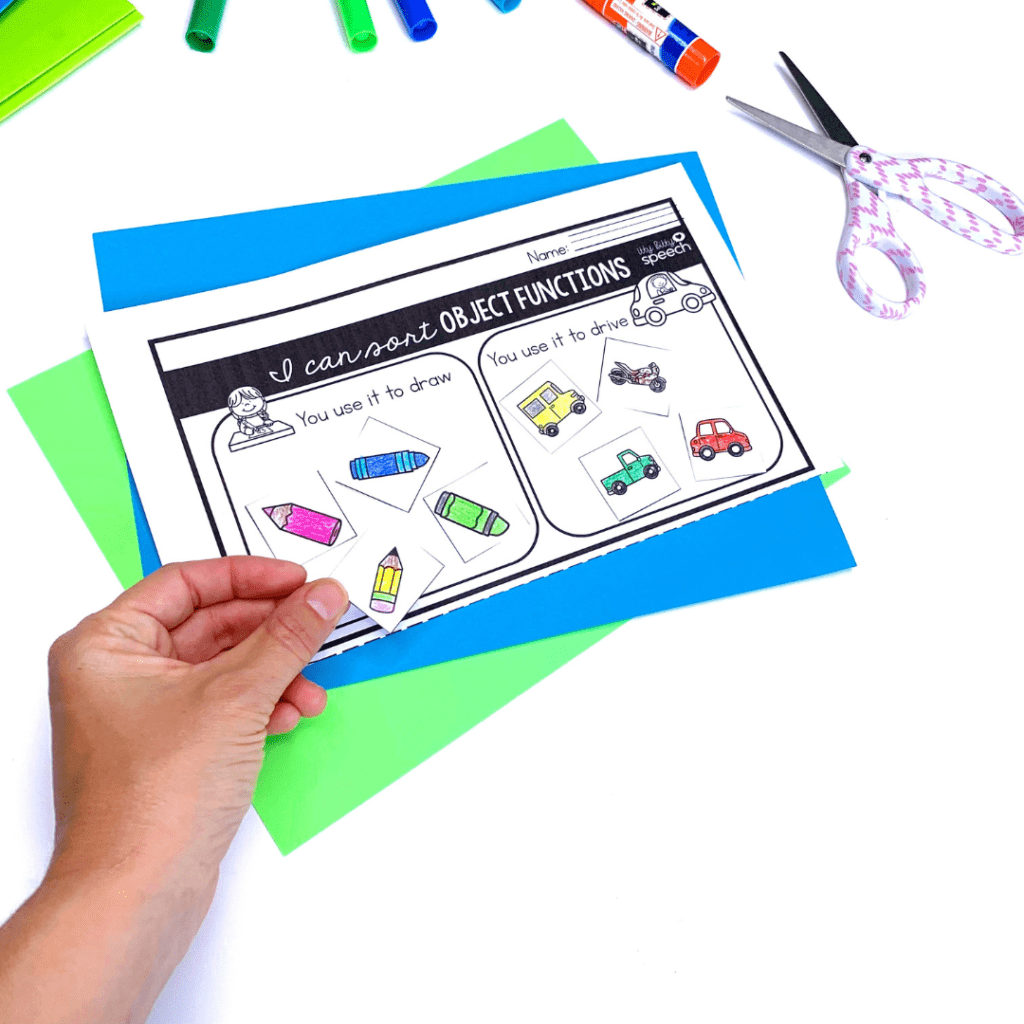 Object Functions Teaching Kit Activities for Speech Therapy -includes ...