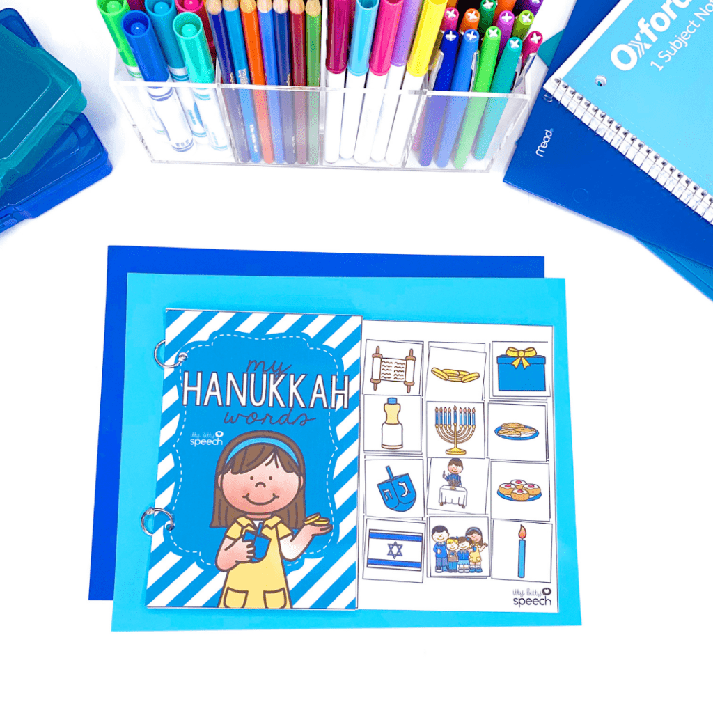Hanukkah Preschool Speech & Language Therapy Unit (+BOOM Cards) - Itty ...