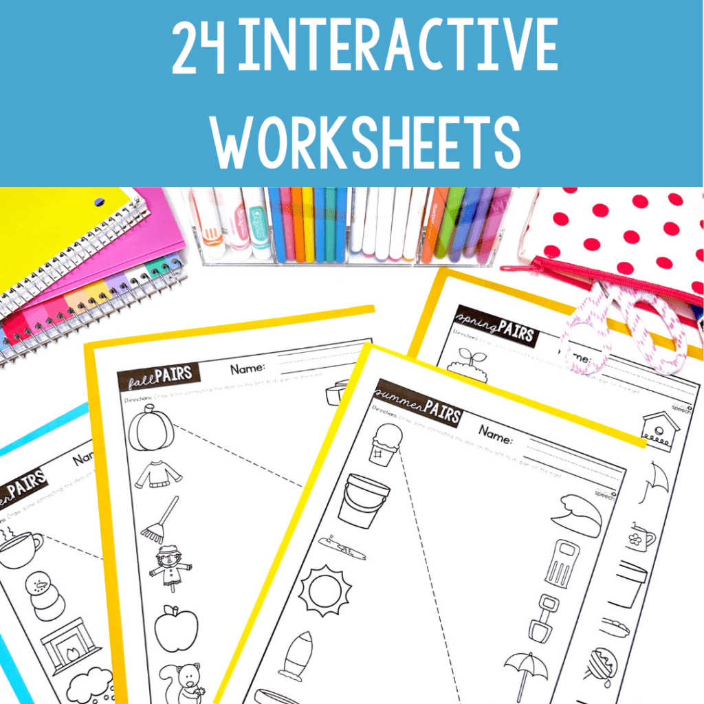 Associations Teaching Kit - Things That Go Together for Speech Therapy ...