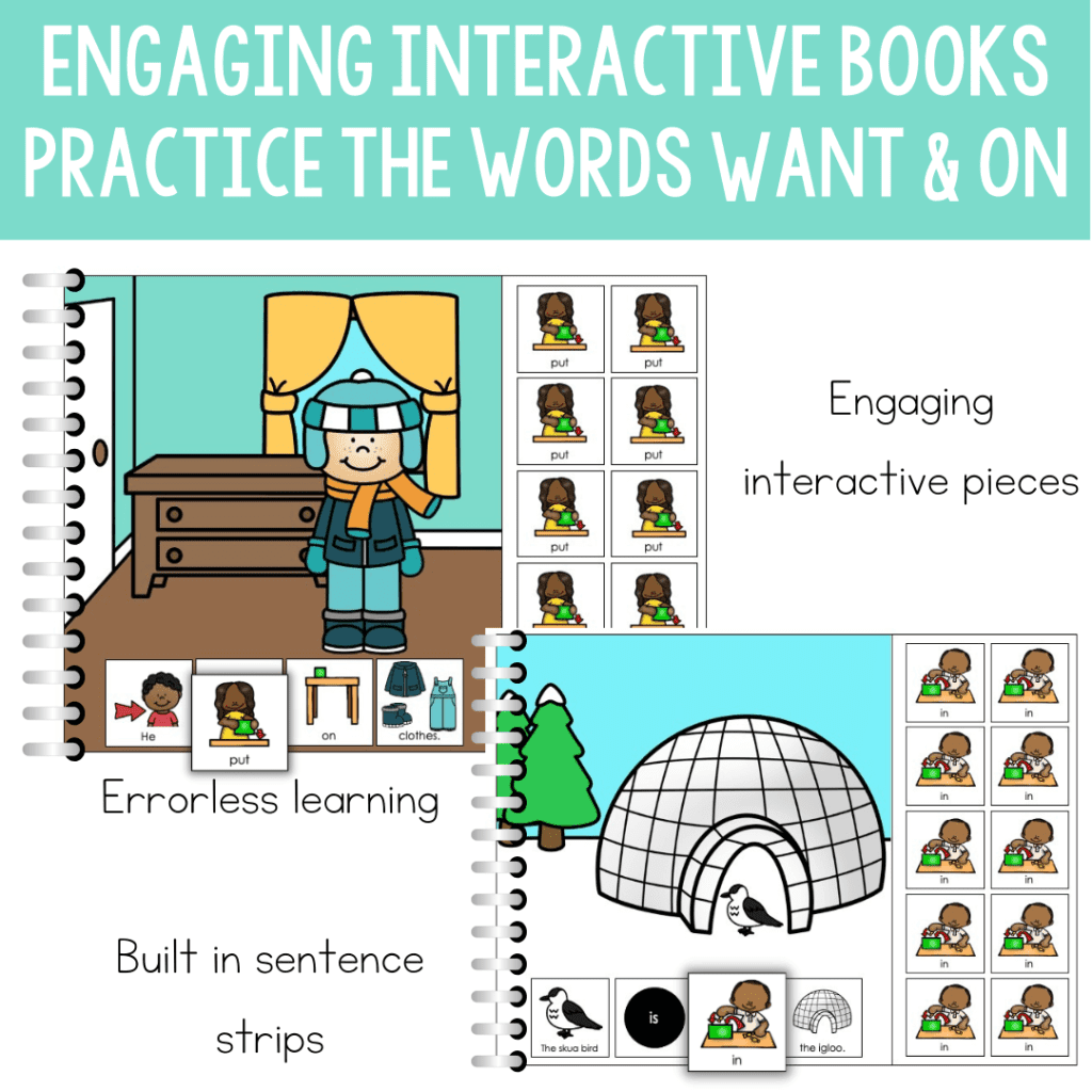 Winter Thematic Core Vocabulary Activities for Speech Therapy (In & Put ...