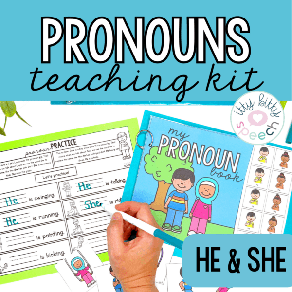 Interactive Pronouns Teaching Kit (He vs. She) Activities - Itty Bitty ...