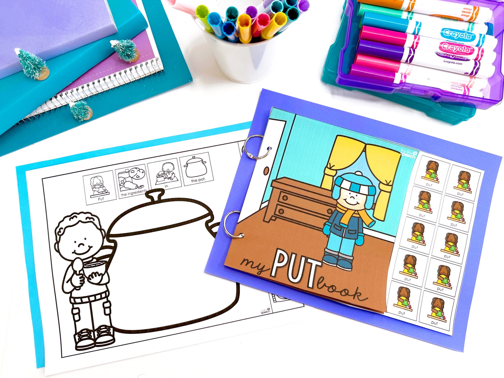 8 Activities to Target the Core Word "Put" - Itty Bitty Speech