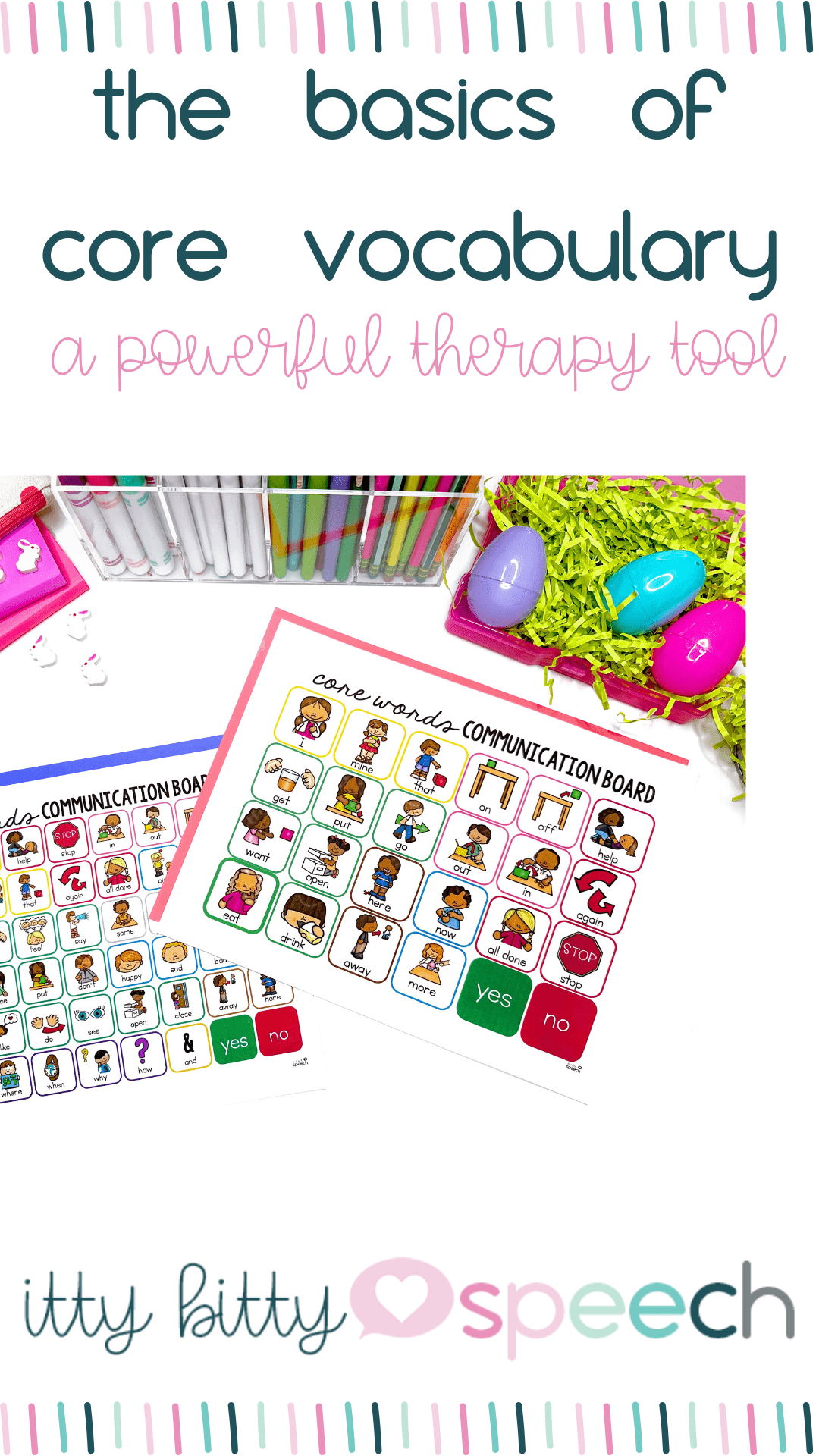 Core Words in Speech Therapy, Part 1: The Basics - Itty Bitty Speech